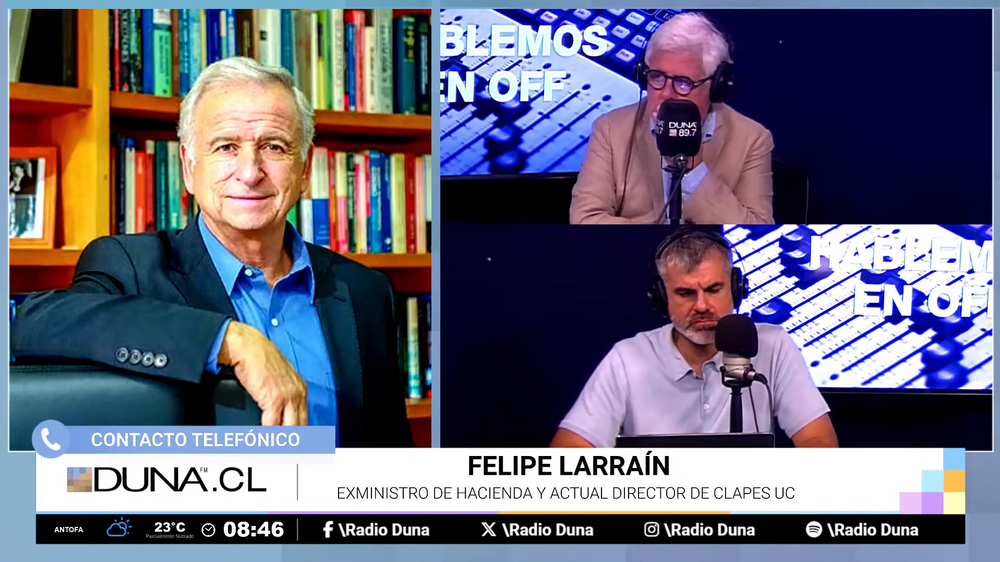 Clapes UC | Entrevista a Felipe Larraín sobre cifras de crecimiento
