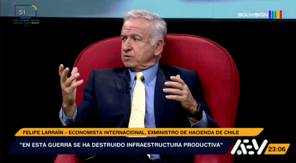 Clapes UC | Entrevista a Felipe Larraín sobre la economía de Bolivia y ...